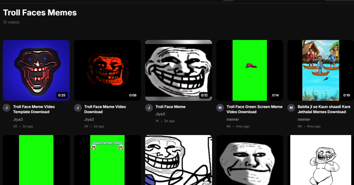 Troll Face Green Screen Download & Editing Guide | Memes